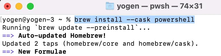 How to install PowerShell 7 on M1 macOS